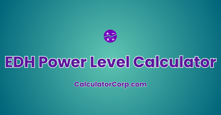 EDH Power Level Calculator | Rate Your Commander Deck’s Strength - (MTG ...