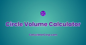 Circle Volume Calculator | Find The Volume Of Cylinders
