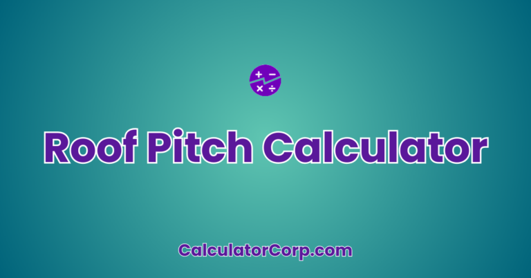 Roof Pitch Calculator | Find Slope, Angle, And Rise For Your Roof