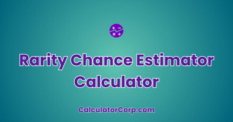 Rarity Chance Calculator | Odds Of Obtaining Rare In-Game Items