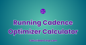 Running Cadence Optimizer Calculator