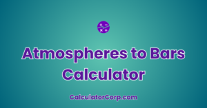 Atmospheres To Bars Calculator | Convert Pressure Units (atm ↔ Bar)