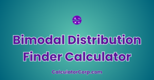 Bimodal Distribution Finder Calculator