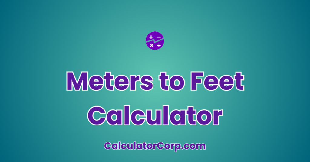Meters To Feet Calculator