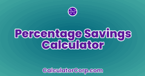Percentage Savings Calculator