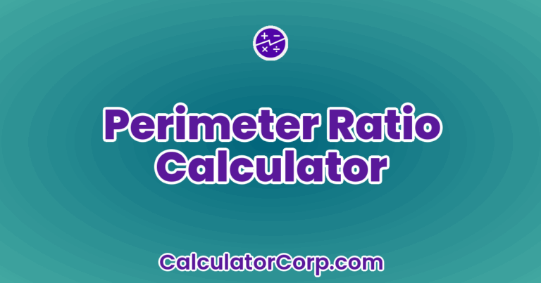 Perimeter Ratio Calculator