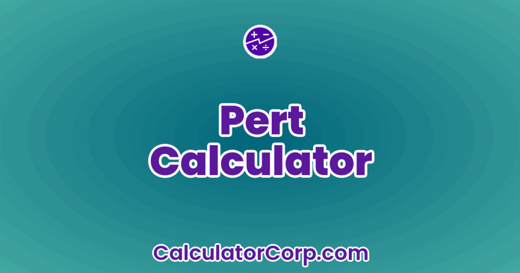 PERT Calculator