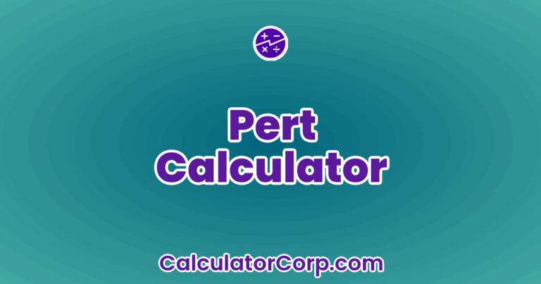 PERT Calculator