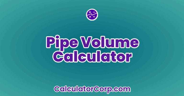 Pipe Volume Calculator