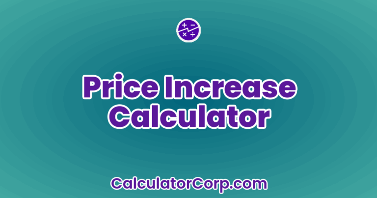 Price Increase Calculator