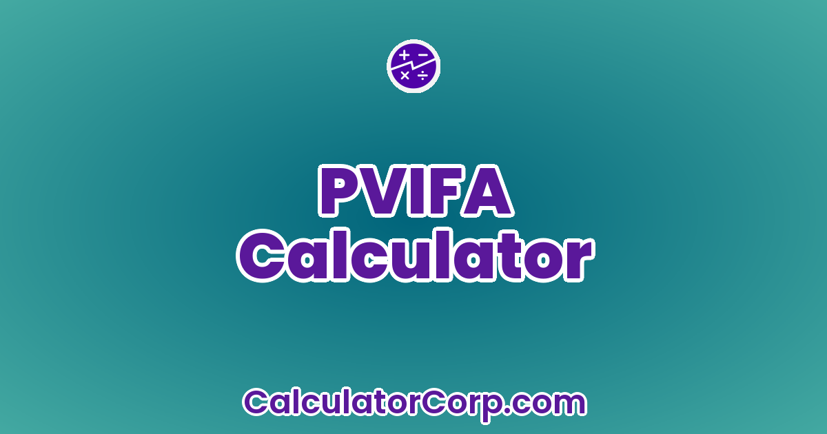 PVIFA Calculator