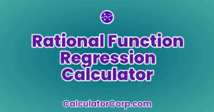Rational Function Regression Calculator