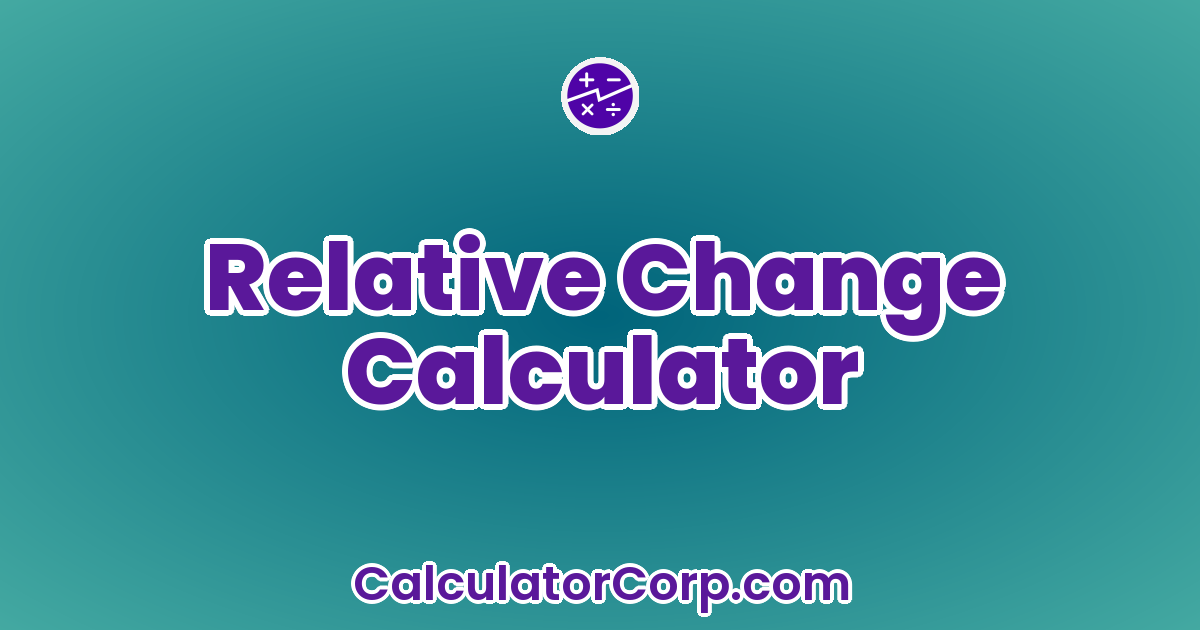 Relative Change Calculator