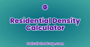 Residential Density Calculator