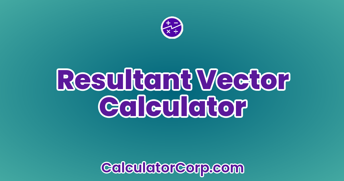 Resultant Vector Calculator