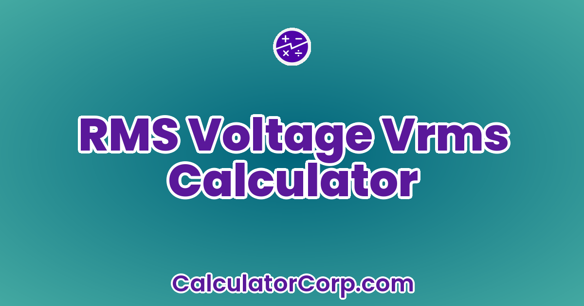 RMS Voltage Vrms Calculator
