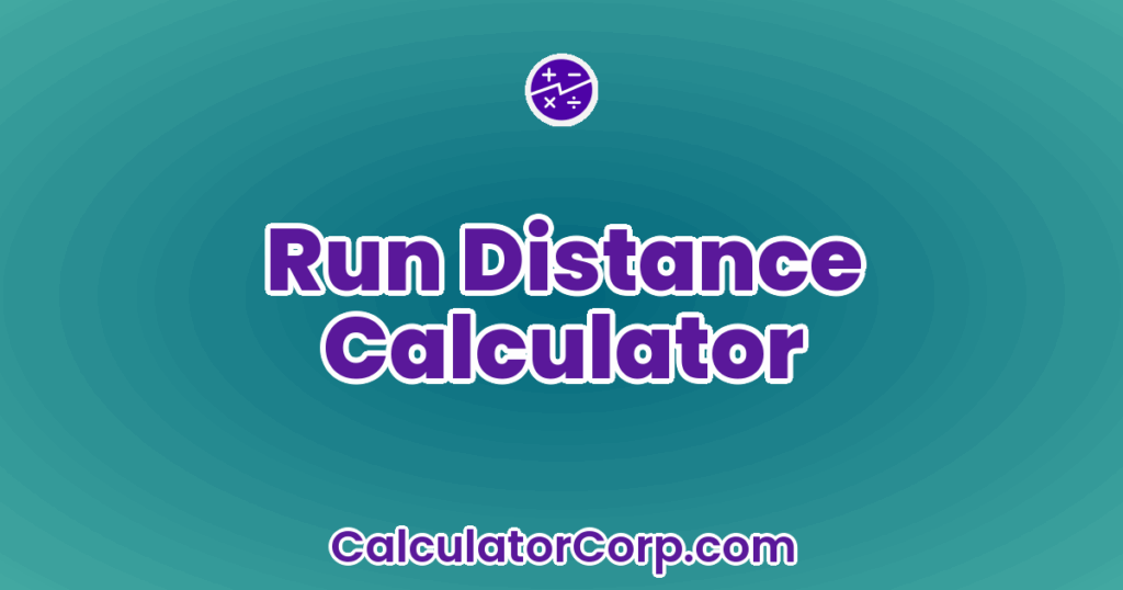 Run Distance Calculator
