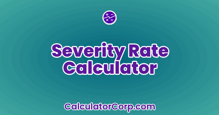 Severity Rate Calculator