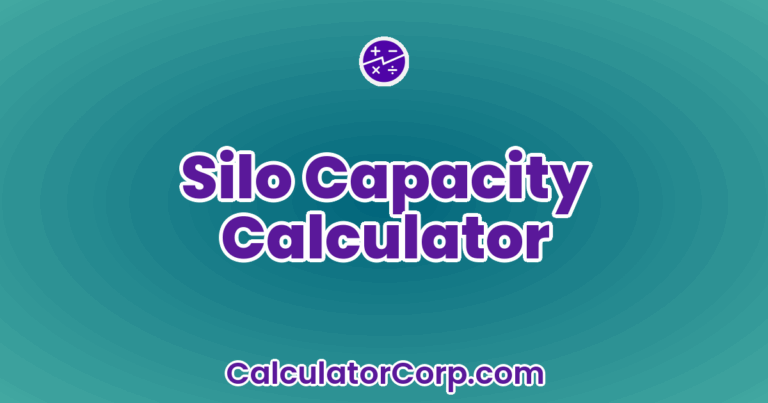 Silo Capacity Calculator