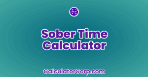 Sober Time Calculator