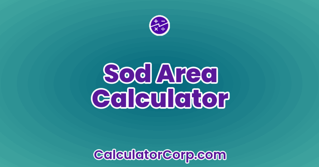 Sod Area Calculator