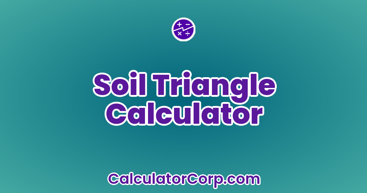 Soil Triangle Calculator