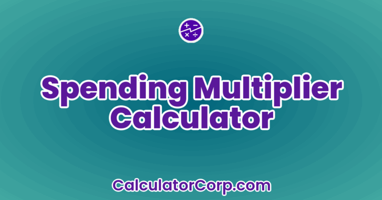 Spending Multiplier Calculator
