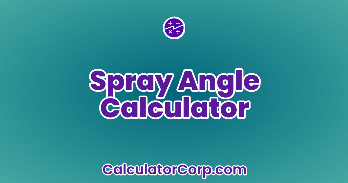 Spray Angle Calculator