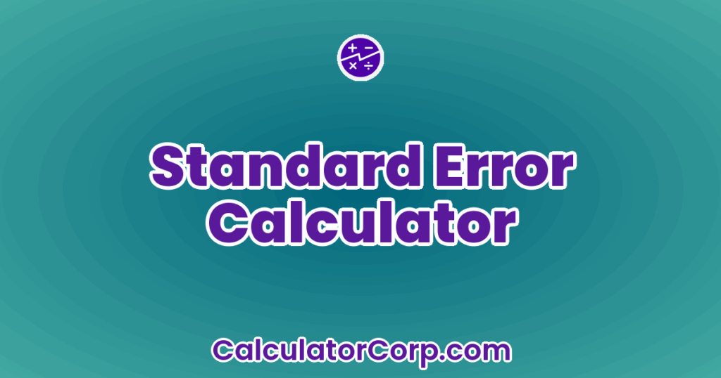 Standard Error Calculator