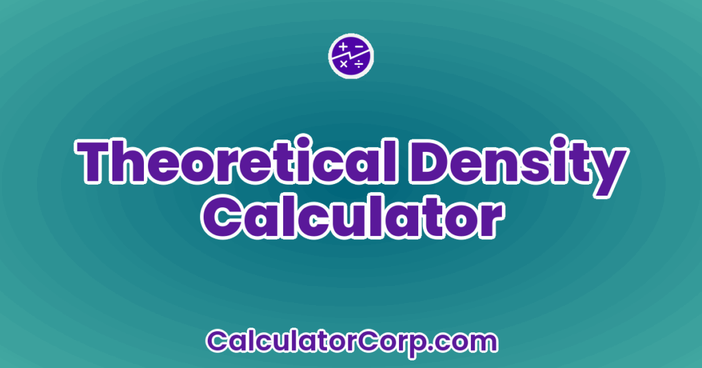 Theoretical Density Calculator