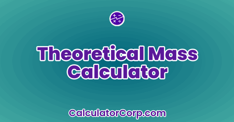 Theoretical Mass Calculator