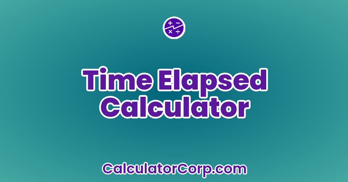 Time Elapsed Calculator