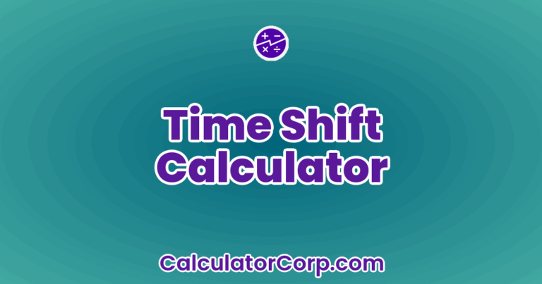 Time Shift Calculator