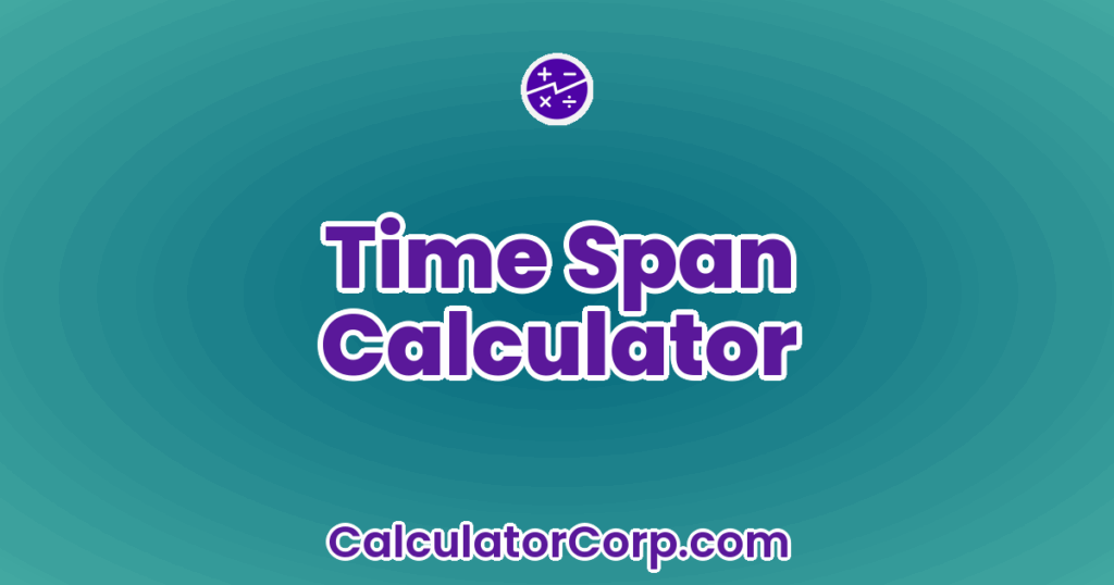 Time Span Calculator