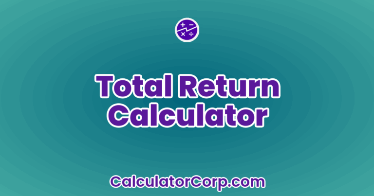 Total Return Calculator