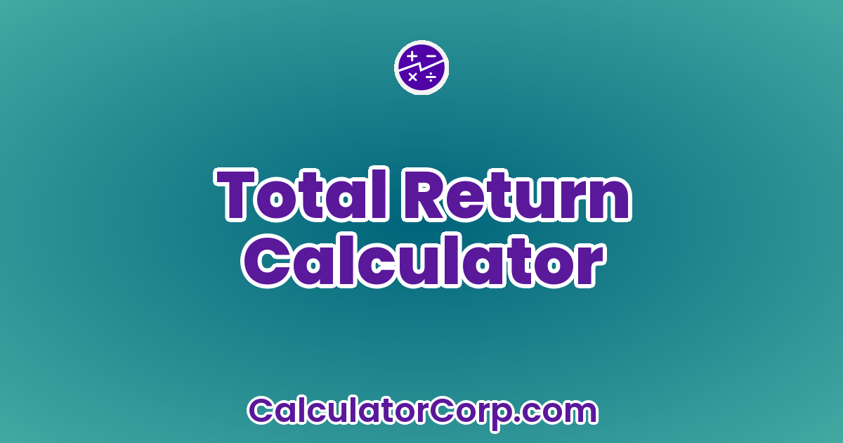 Total Return Calculator