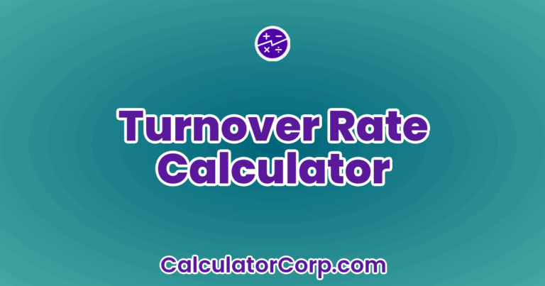 Turnover Rate Calculator