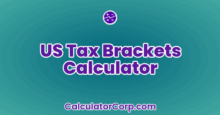 US Tax Brackets Calculator