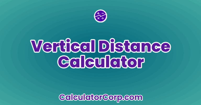 Vertical Distance Calculator