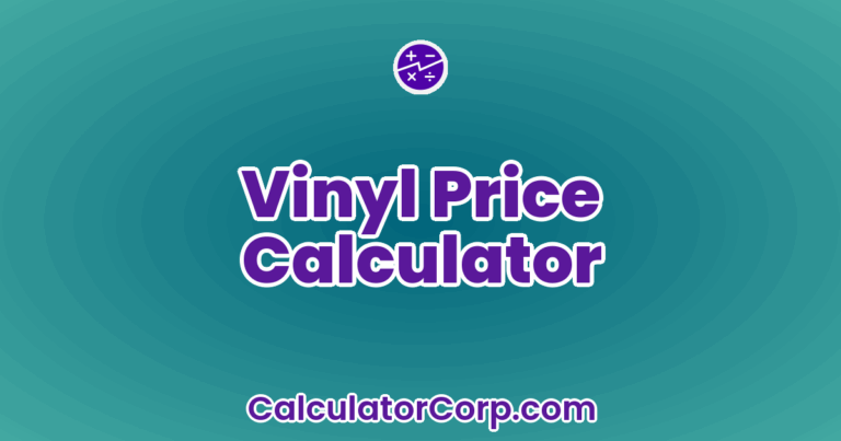 Vinyl Price Calculator