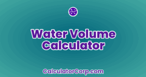 Water Volume Calculator