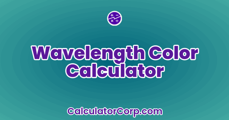 Wavelength Color Calculator