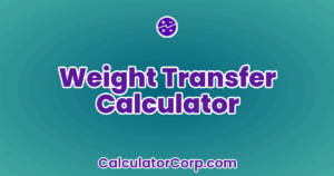 Weight Transfer Calculator