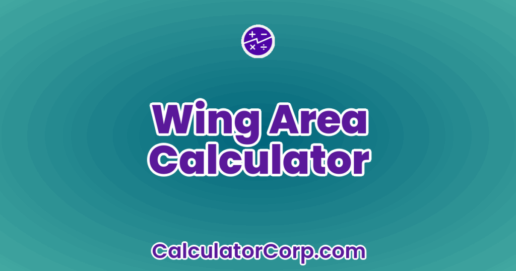 Wing Area Calculator