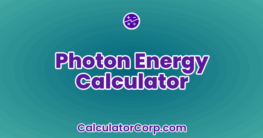 Photon Energy Calculator