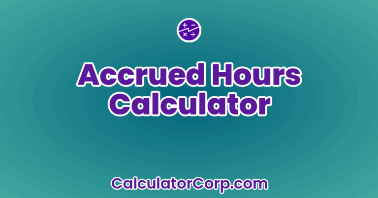 Accrued Hours Calculator