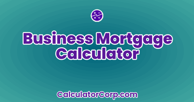 Business Mortgage Calculator