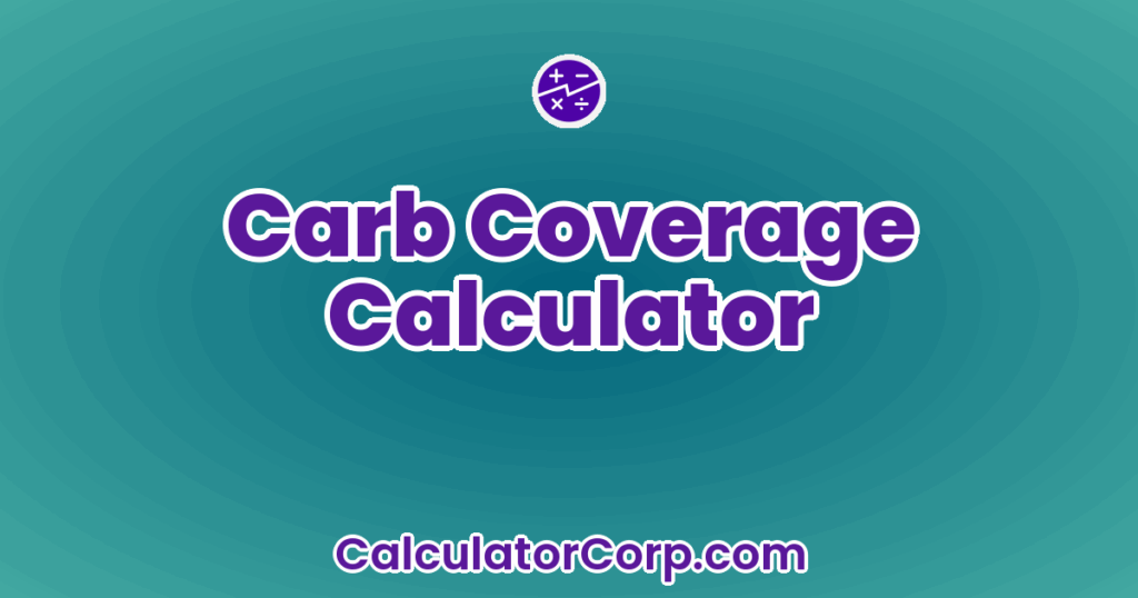 Carb Coverage Calculator