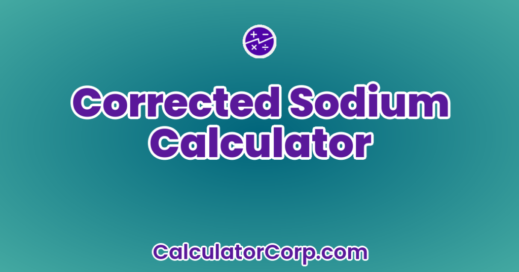 Corrected Sodium Calculator