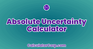 Absolute Uncertainty Calculator